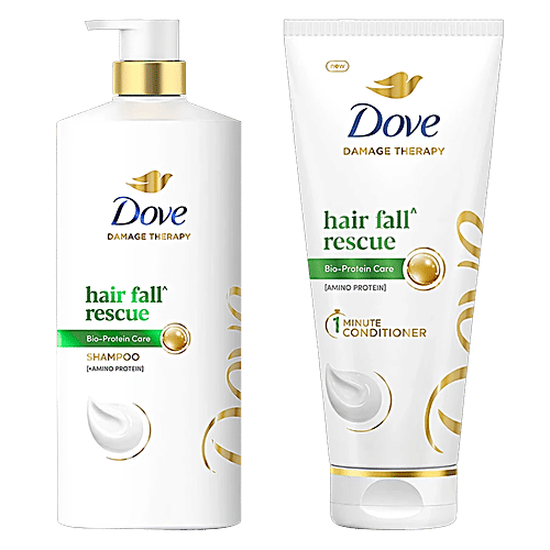 Buy Dove Hair Fall Rescue Shampoo&Hair Fall Rescue Conditioner Online ...