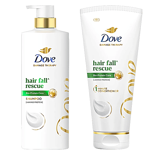 Buy Dove Hair Fall Rescue Shampoo, 650 ml + Conditioner, 175 ml Online ...