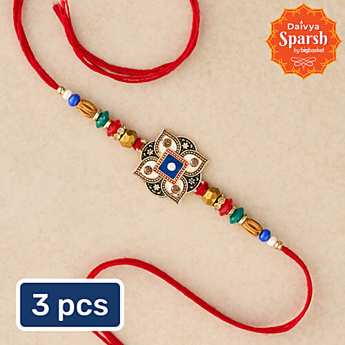 Buy Daivya Sparsh by bigbasket Crafted Connection Pendant Rakhi Online at Best Price of Rs 328. ...