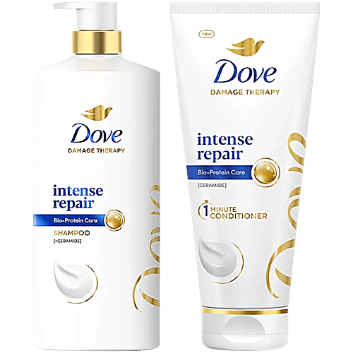 Buy Dove Intense Repair Conditioner, 335 ml + Intense Repair Shampoo ...