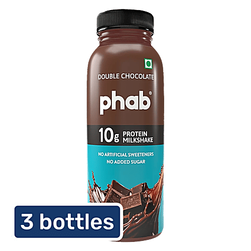 Buy Phab 10 g Double Chocolate Protein Milkshake Online at Best Price ...