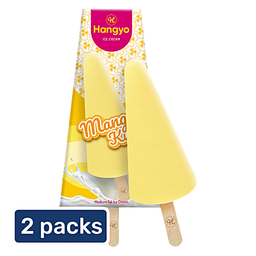 Buy Hangyo Mango Kulfi Medium Fat Ice Cream Online at Best Price of Rs ...