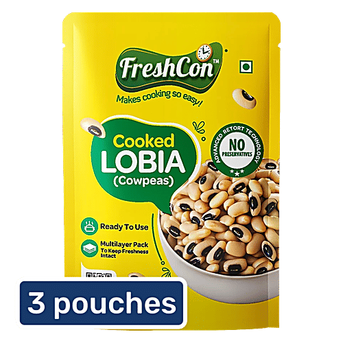 Buy Freshcon Cooked Lobia/Cowpeas Online at Best Price of Rs null ...