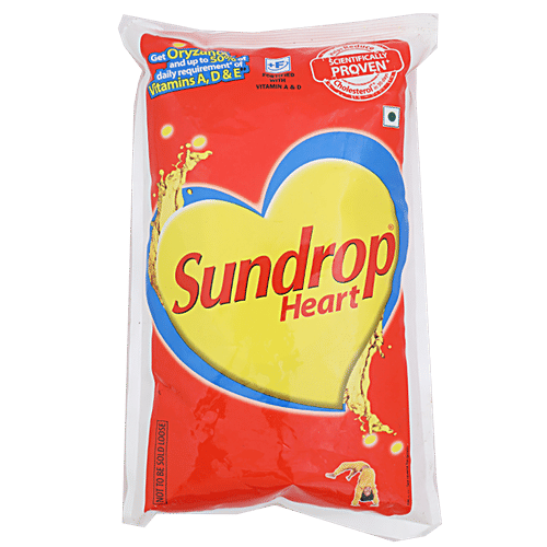 Buy Sundrop Oil Heart 1 Ltr Pouch Online At Best Price of Rs 195 ...
