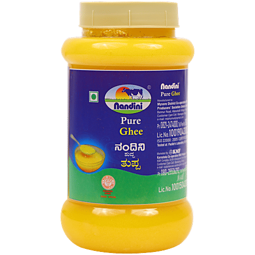 Buy Nandini Pure Ghee 500 ml Bottle Online at Best Price. of Rs 324.47 ...