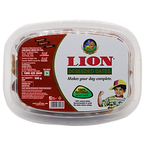 Buy Lion Dates Deseeded 500 Gm Cup Online At Best Price of Rs 142 ...