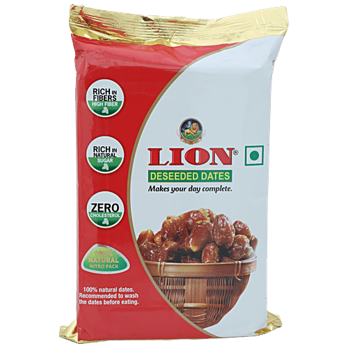 Buy Lion Dates Deseeded 500 Gm Pouch Online At Best Price of Rs 140 ...