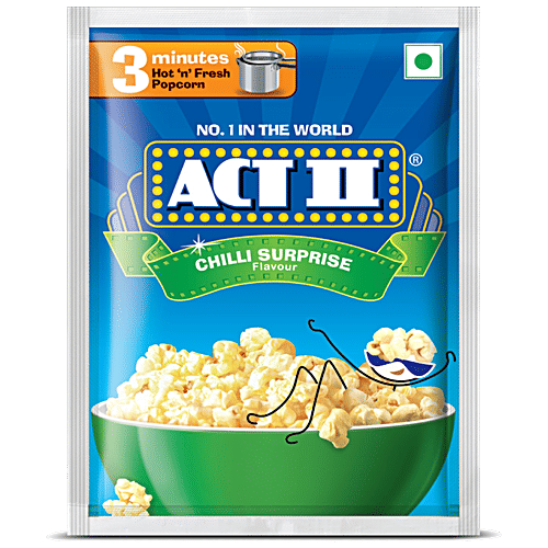 Buy Act Ii Instant Popcorn Chilly Surprise 30 10 Gm Free Pouch Online ...