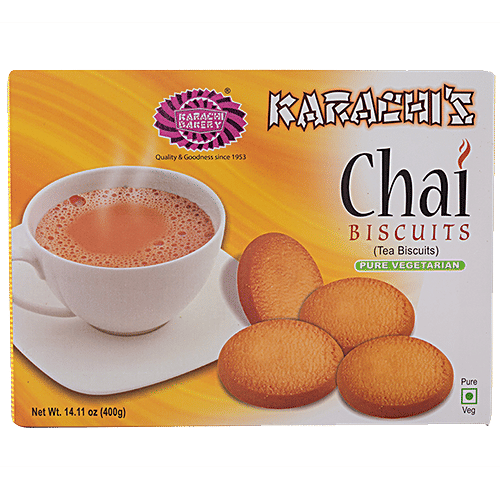 Buy Karachi Bakery Biscuits Chai 400 Gm Pouch Online At Best Price of ...