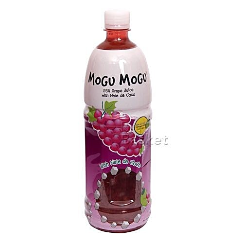 Buy Mogu Mogu 25% Grape Juice - With Nata De Coco Online at Best Price ...