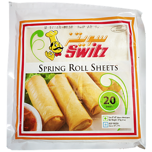 Buy Switz Spring Roll Sheets 275 Gm Pouch Online at the Best Price of ...
