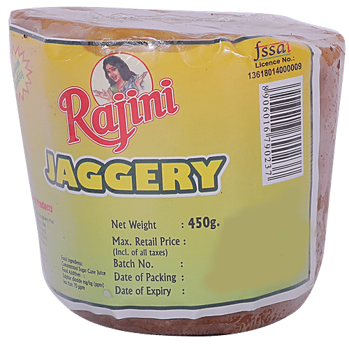 Buy Rajini Jaggery Kholapur 450 Gm Online at the Best Price of Rs 54.32 ...