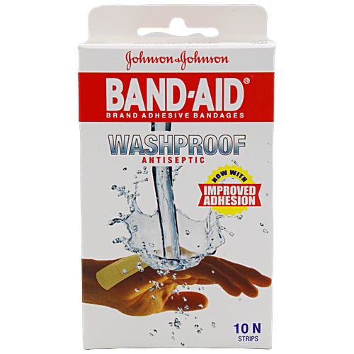 Buy Johnson Johnson Band Aid Washproof 10 Pcs Online At Best Price of ...