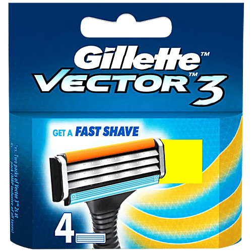 Buy Gillette Vector3 Cartridges 4 Pcs Carton Online at the Best Price ...