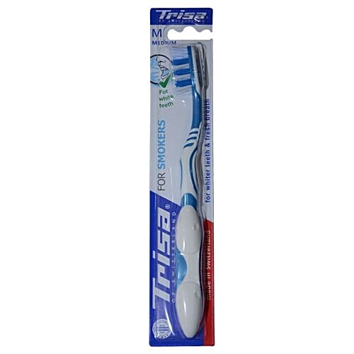 Buy Trisa Tooth Brush Smokers Medium 1 Pc Online at the Best Price of ...