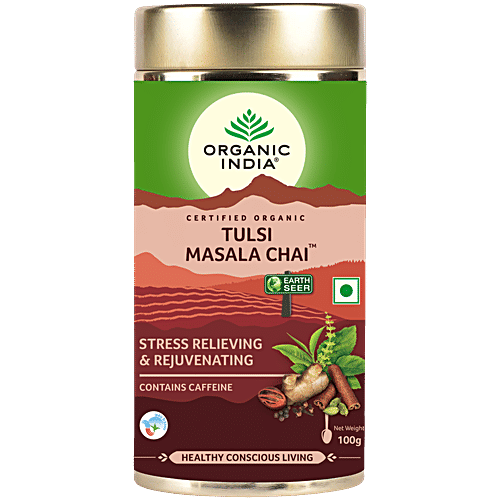 Buy Organic India Chai Masala Tulsi 100 Gm Online At Best Price of Rs ...