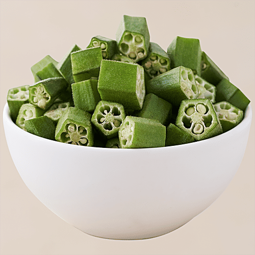 Buy fresho! Ladies Finger - Sambar Cut Online at Best Price of Rs 59.84 ...