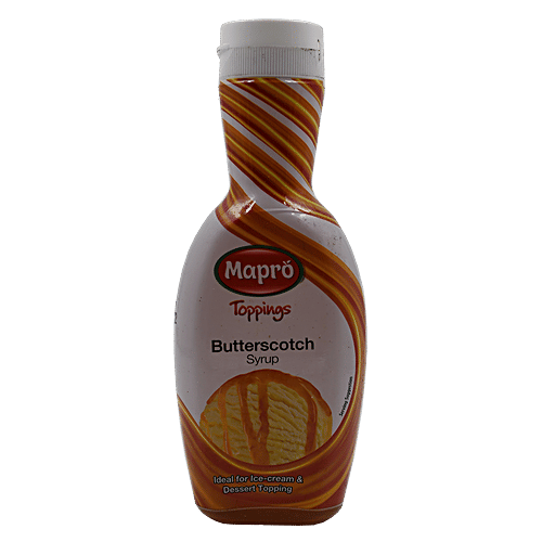Buy Mapro Dessert Topping Butterscotch Syrup 200 Ml Bottle Online at ...