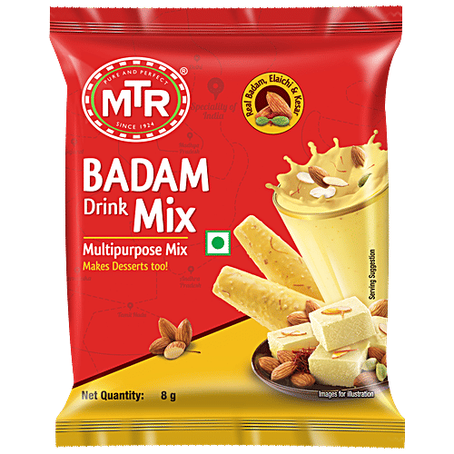 Buy Mtr Drink Mix Badam 12 Gm Pouch Online at the Best Price of Rs 4.48 ...