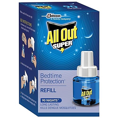 Buy All Out Super 90 Nights Refill Liquid Vaporizer 45 Ml Online At ...