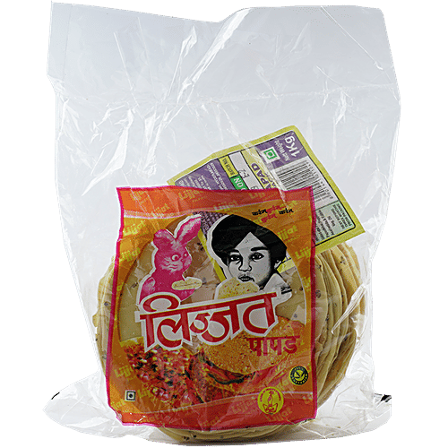 Buy Lijjat Papad Urad 1 Kg Pouch Online at the Best Price of Rs 366 ...