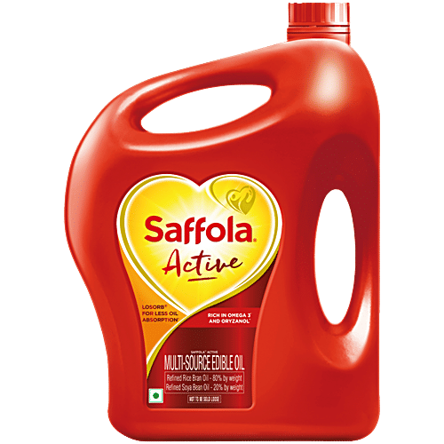 Buy Saffola Active Edible Oil 5 Ltr Jar Online At Best Price of Rs 813 ...