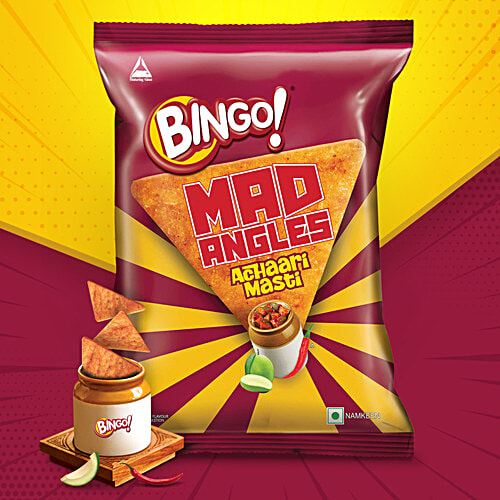 Buy Bingo Mad Angles Achaari Masti 80 Gm Pouch Online At Best Price of ...