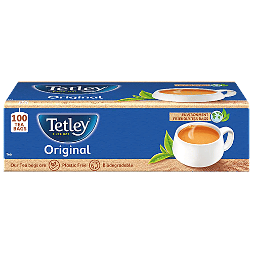 Buy Tetley Tea Regular 100 Teabags Online At Best Price of Rs 171 ...