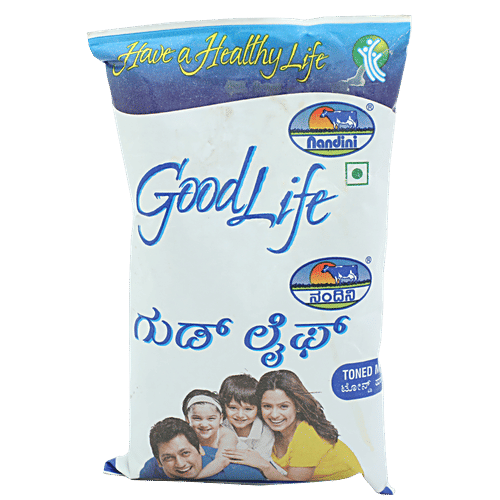 Buy Nandini Goodlife Toned Milk 20 x 500 Ml Pouch Online At Best Price ...