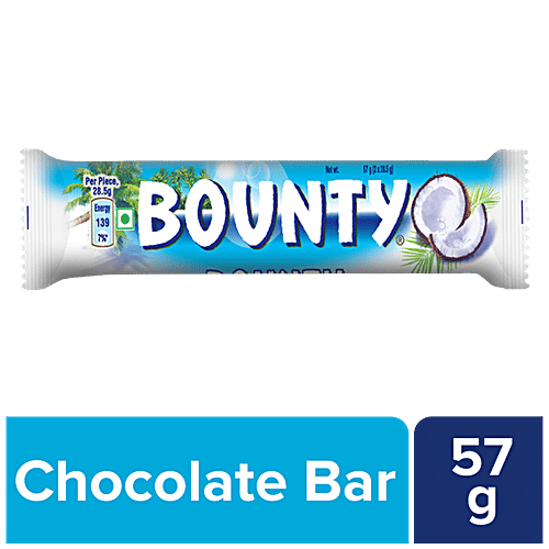 Buy Bounty Chocolate Bar 57 Gm Pouch Online At Best Price of Rs 60 ...