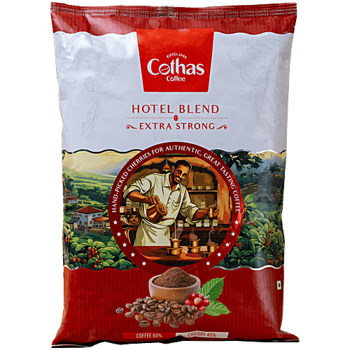 Buy Cothas Coffee Coffee Powder Extra Strong 200 Gm Pouch Online At ...