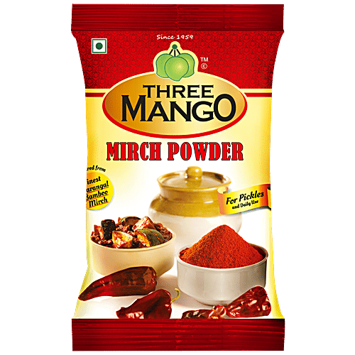 Buy Swastik Three Mango Mirch Powder For Pickles 500 Gm Pouch Online at ...