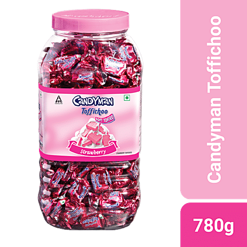 Buy Candyman Chocolate Toffichoo Strawberry Flavor 775 Gm Jar Online At ...