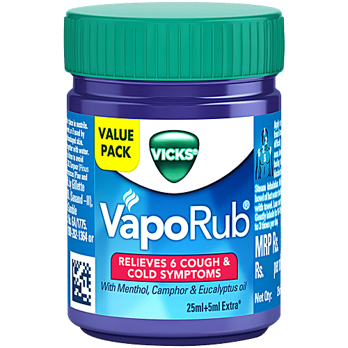 Buy Vicks Vaporub 25 Gm Online At Best Price of Rs 90 - bigbasket