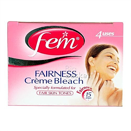 Buy Fem Fairness Creme Bleach 24 Gm Online at the Best Price of Rs 57 ...