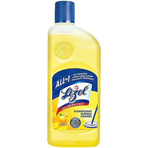 Buy Lizol Disinfectant Surface Cleaner, Citrus 500 ml Bottle Online at ...