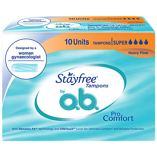 Buy Ob Tampons For Heavy Flow 10 Pcs Online At Best Price of Rs 119 ...