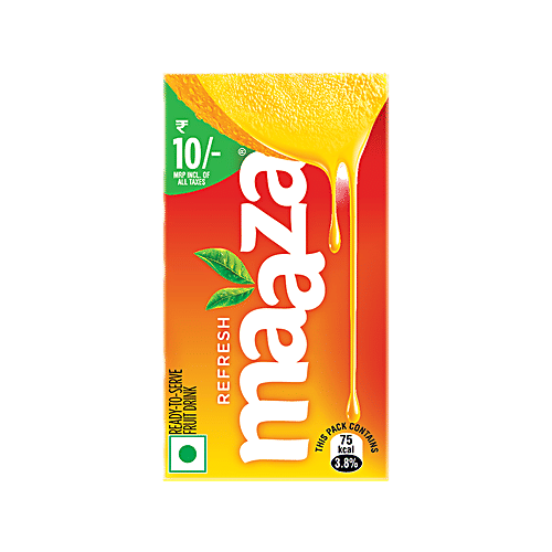 Buy Maaza Juice Mango 135 Ml Carton Online at the Best Price of Rs 10 ...