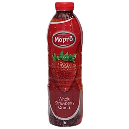 Buy Mapro Crush Strawberry 1 L Bottle Online at the Best Price of Rs ...