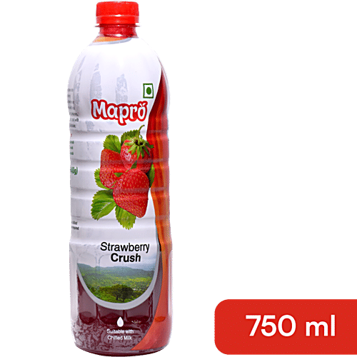Buy Mapro Crush Strawberry 1 L Bottle Online At Best Price of Rs 248.4 ...