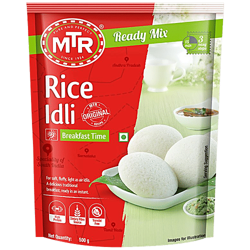 Buy Mtr Breakfast Mix Rice Idli 500 Gm Pouch Online At Best Price of Rs ...