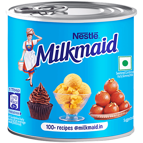 Buy Nestle Milkmaid Partly Skimmed Sweetened Condensed Milk 380 Gm Tin ...