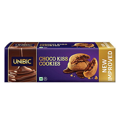 Buy Unibic Cookies Choco Kiss 75 Gm Pouch Online at the Best Price of ...