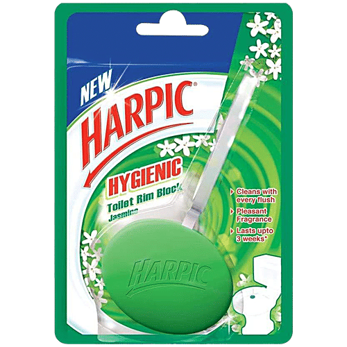 Buy Harpic Hygienic Toilet Rim Block Jasmine 26 Gm Online At Best Price ...