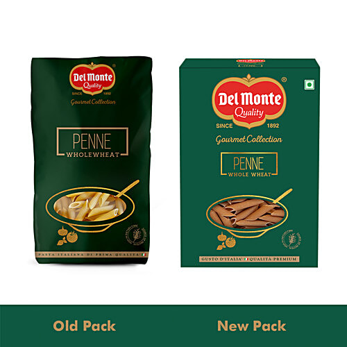 Buy Del Monte Whole Wheat Gourmet Pasta Penne 500 Gm Online At Best ...