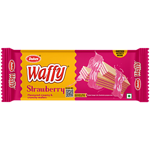 Buy Dukes Wafers Waffy Strawberry Flavor 75 Gm Pouch Online At Best ...