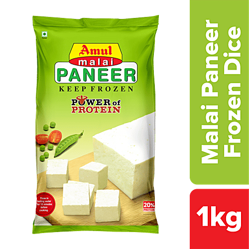 Buy Amul Malai Paneer Cubes 1 Kg Pouch Online At Best Price of Rs 433. ...