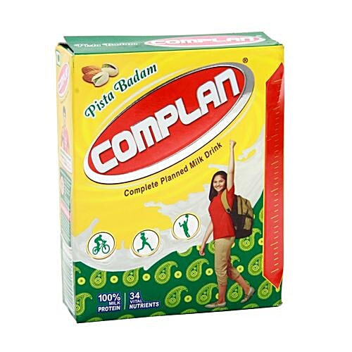 Buy Complan Health Drink Pista Badam Flavour 200 Gm Carton Online at ...