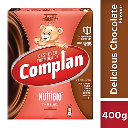Buy Complan Milk Drink Nutrigro Chocolate Flavour 400 Gm Carton Online At Best Price of Rs null ...