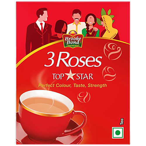 Buy 3 Roses Tea Dust Topstar 100 Gm Carton Online at the Best Price of ...